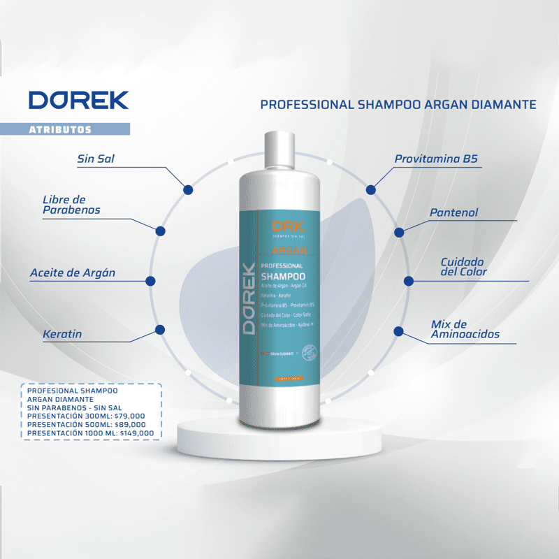 Professional Shampoo Argan Diamante | DOREK